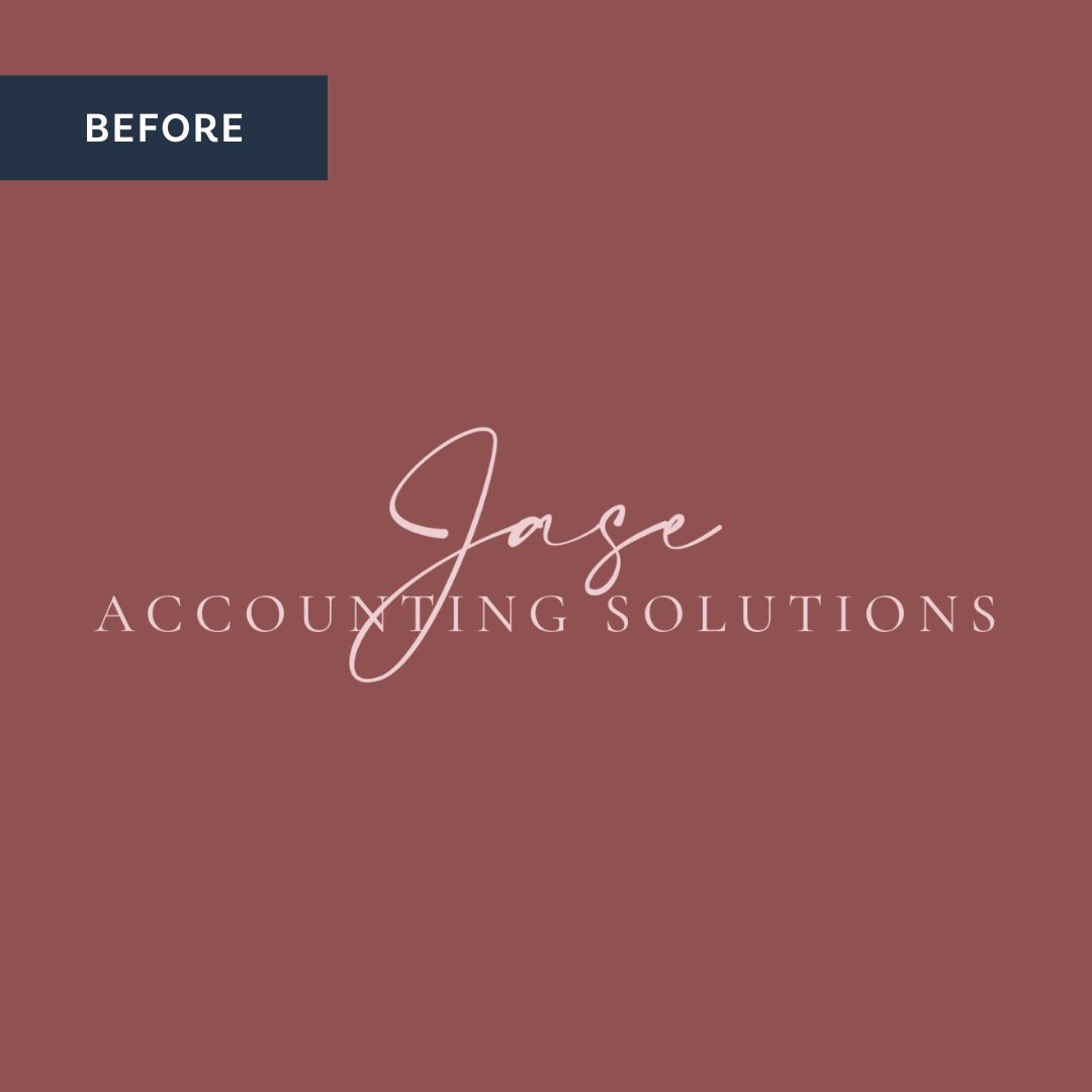 Before & After: An Accountant Brand - elliebrownbranding.com